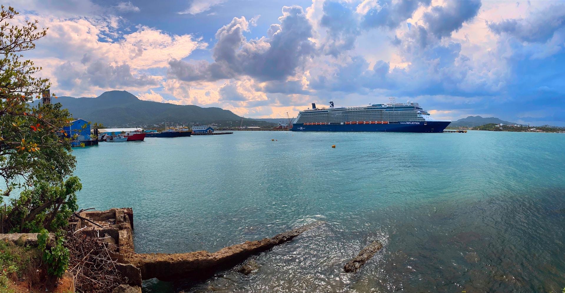 The cruise ports where passengers are told to stay on the ship