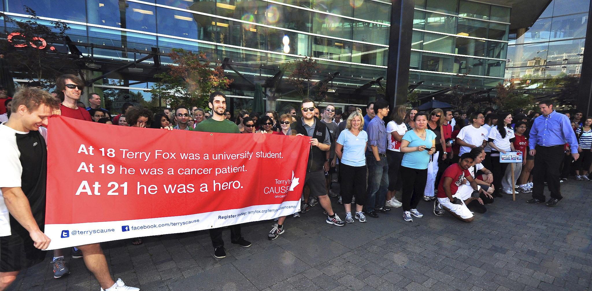 The time Terry Fox ran across Canada on one leg and united the nation